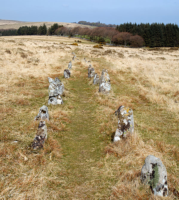 Shovel Down - Stone Row: SOUTH WEST COAST PATH - a photo tour