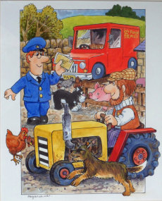 Postman Pat illustrations: Ray Mutimer Art & Illustration