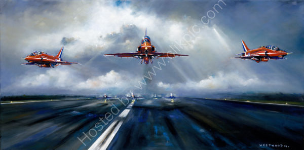 Westy Art By Jonathan Westwood: "Red Arrows"