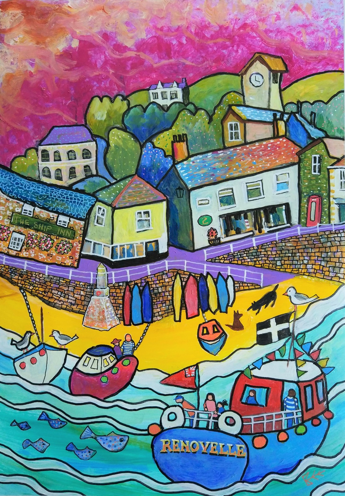 Bee Skelton Painter: Happy Art