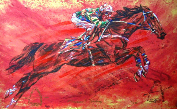 Dents Originals fine art: "Firepower" Istabraq By David Dent and L ...