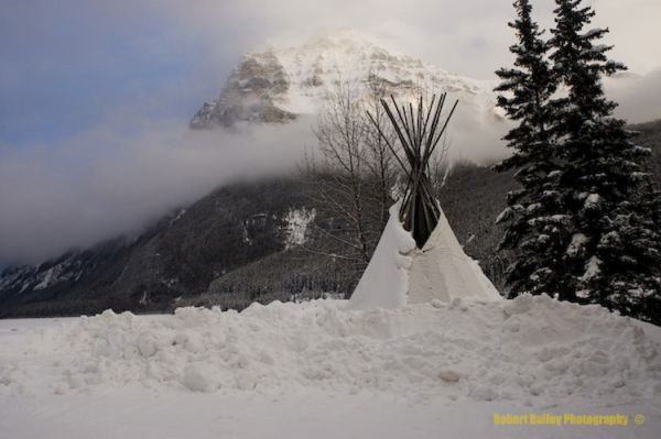 Robert Bailey Photography: Winter teepee