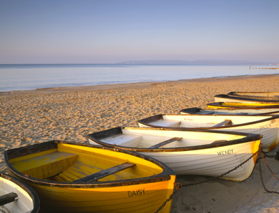 QUARR gallery: A Sunny Morning, Durley Chine beach, Bournemouth