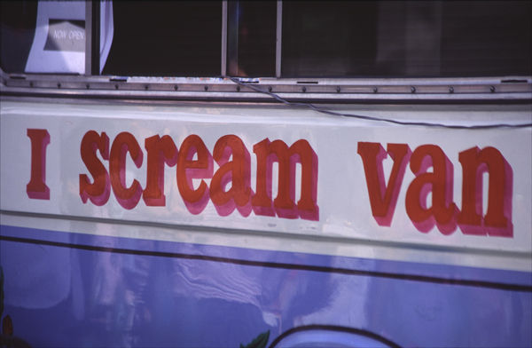 Ron and Maggie Tear Photography: I scream Van.