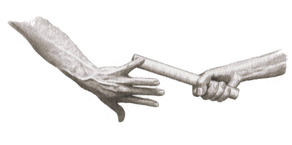 T Baton Logo