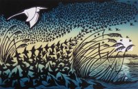 Lino cuts: Steve Manning SWAC Assoc - Printmaker