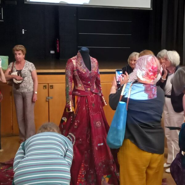 The Red Dress Project: Winchester Textile and Embroidery Group