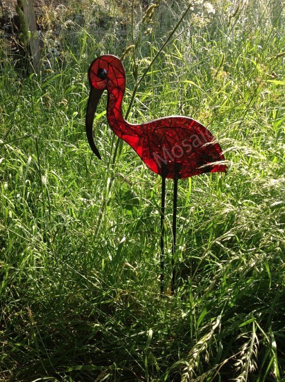 Baobab Tree Mosaics: Scarlet ibis